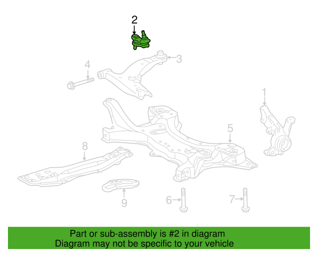 OEM GENUINE TOYOTA 2003-2019 COROLLA MATRIX FRONT LOWER BALL JOINT ...