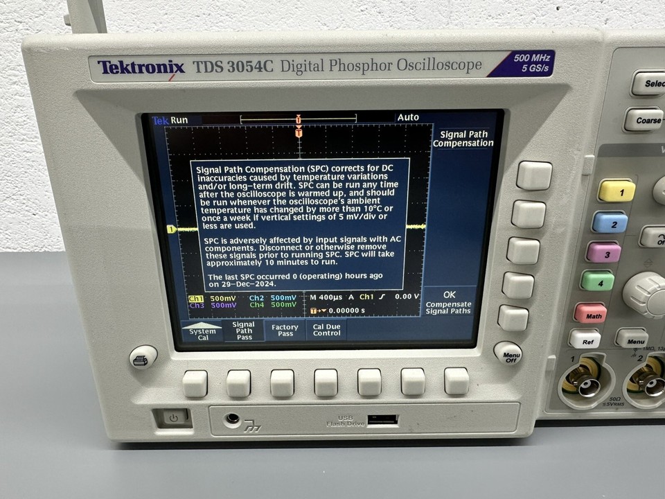 Tektronix TDS3054C Digital Phosphor Oscilloscope 500Mhz 4Ch | eBay