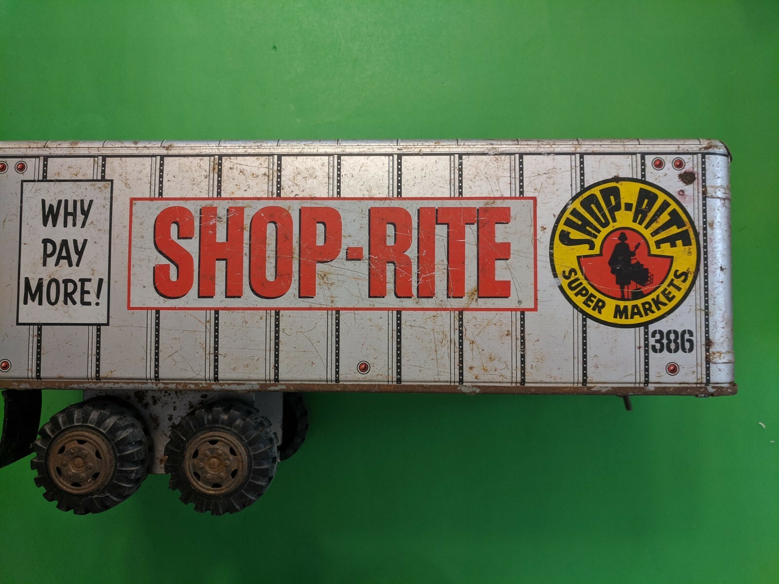 MARX VINTAGE SHOP-RITE TRACTOR TRAILER TRUCK- 1960's- DECENT SHAPE ...