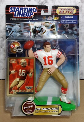 STARTING LINEUP ELITE JOE MONTANA San Francisco 49ers NFL Figure W ...