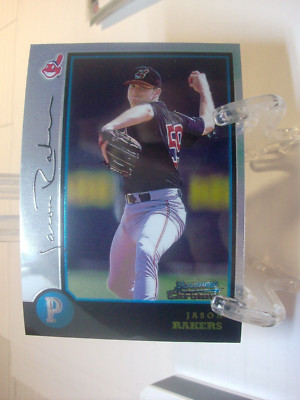 1998 Bowman Chrome Baseball #389 - Jason Rakers RC - Cleveland Indians ...