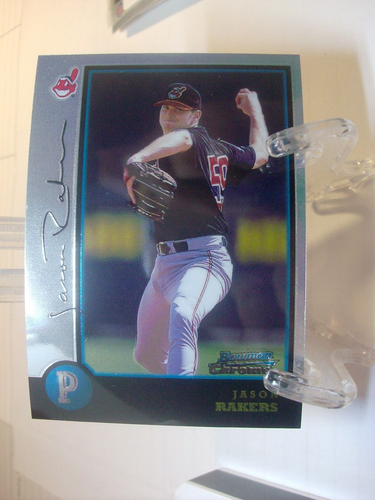 1998 Bowman Chrome Baseball #389 - Jason Rakers RC - Cleveland Indians ...