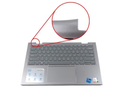 DELL 5410 US ENGLISH KEYBOARD PALMREST TOUCHPAD ASSEMBLY 4GR69 **CURVED ...