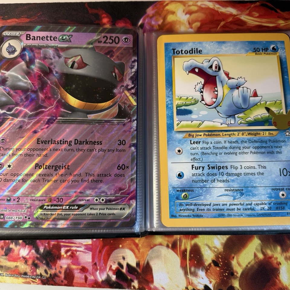 Pokemon Jumbo Cards Binder Lot Celebrations V Pikachu Vmax Charizard ...