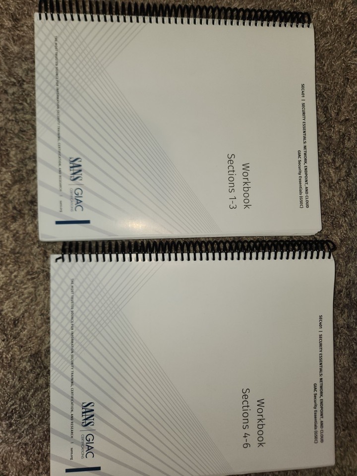 BRAND NEW - SEC401 2024 GIAC Security Essentials - Network, Endpoint ...