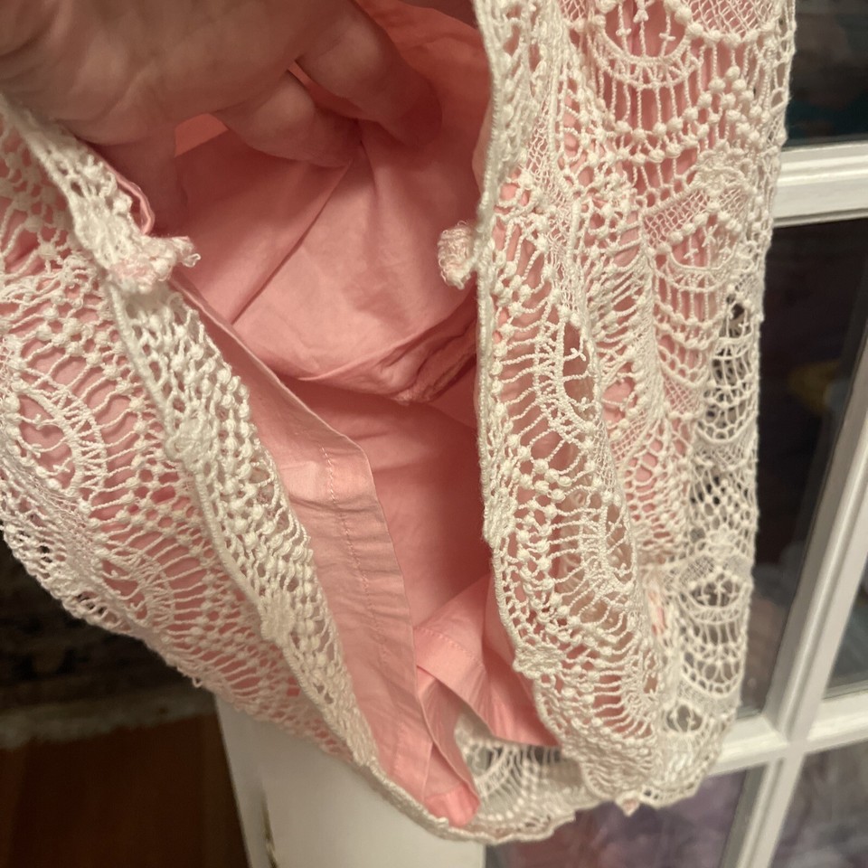 SOUTHERN TIDE Dress Women's 0 Pink Ivory Sleeveless Sawyer Lace Lined ...