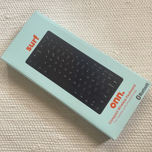 ONN. Compact Wireless Keyboard Bluetooth PC Mac iOS Android Compatible ...
