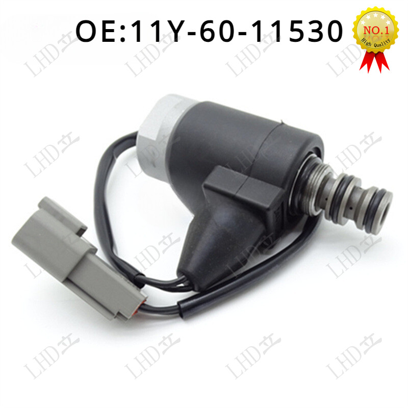 1Pc Solenoid Valve 11Y-60-11530 For Komatsu D31PX-22 D39EX-22 D31EX-22 ...