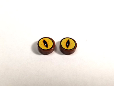 LEGO Eyes Monster Alien Yellow Eye Set 1x1 round Tile Dragon Marvel ...