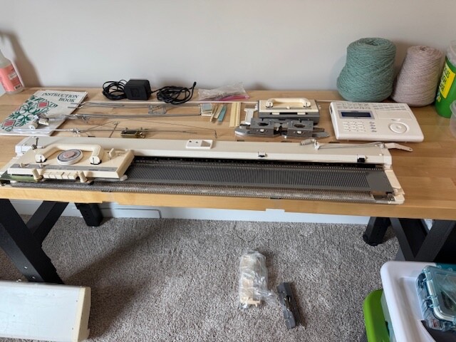 Brother KH970 Stitch Leader Knitting Machine With CB-1 used | eBay