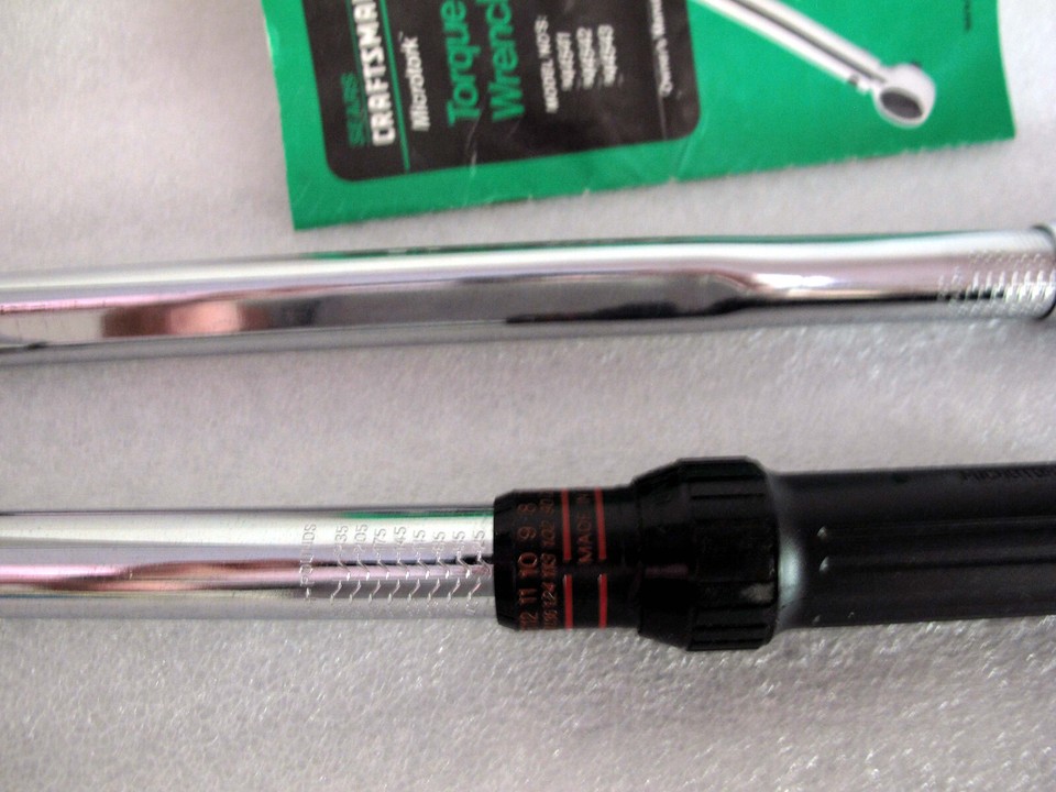 Craftsman - Sears & Roebuck Simpson 1/2" Limite + Microtork 3/8" torque ...