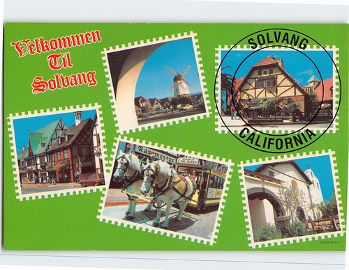 Postcard Danish Capital of America Solvang California USA North America ...