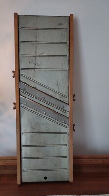 ANTIQUE VINTAGE MANDOLIN WOODEN CABBAGE SLAW CUTTING BOARD,HANGS ...