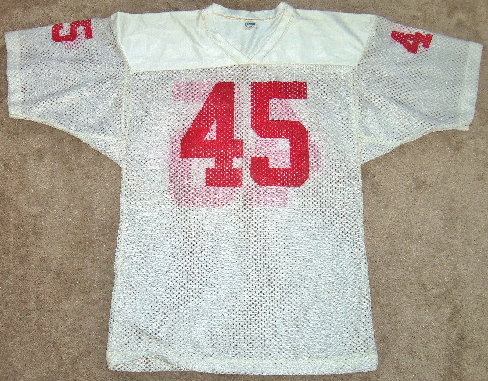 VTG 70's ARCHIE GRIFFIN OHIO STATE BUCKEYES CHAMPION MESH FISHNET ...