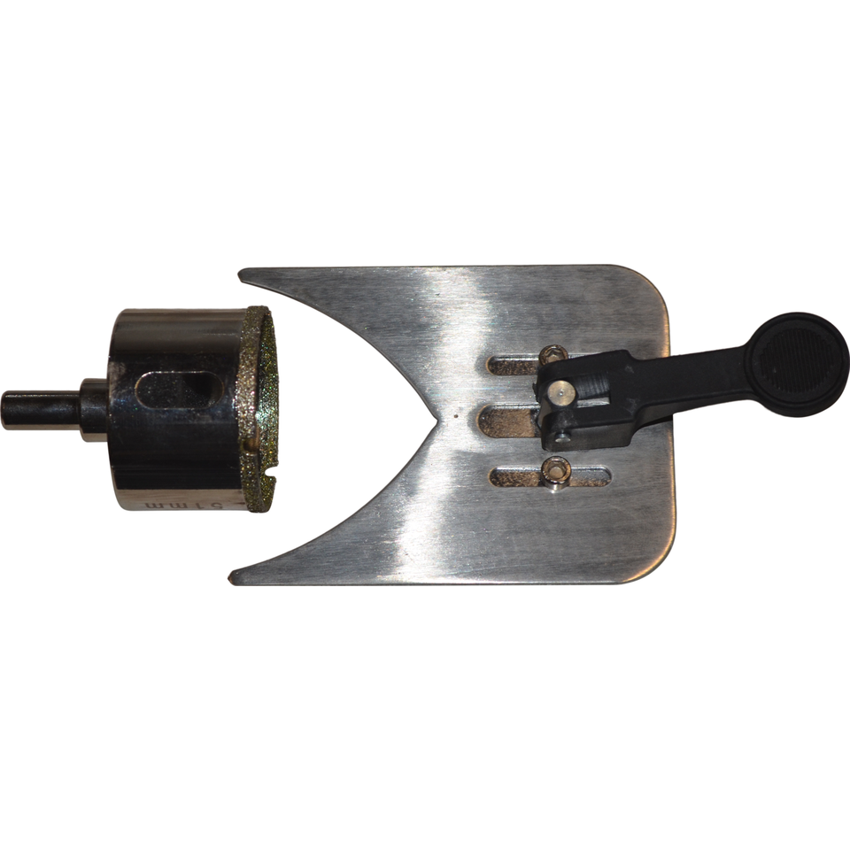 Hole Saw Drill Guide Keep Hole Saws Straight Suction Guide Steel 1/4 ...