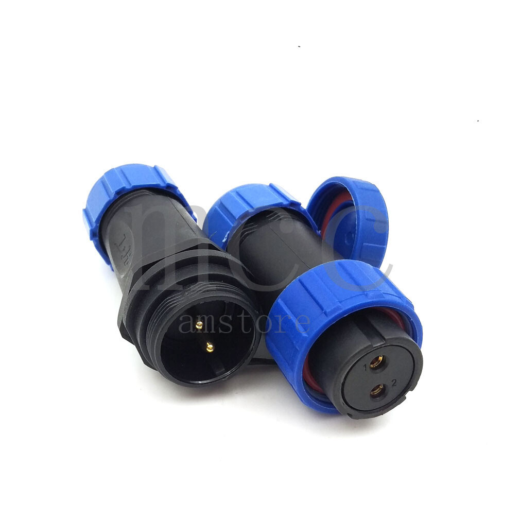 SP21 2 Pin Circular Waterproof IP67 Connector Plug Socket,Aviation Plug ...
