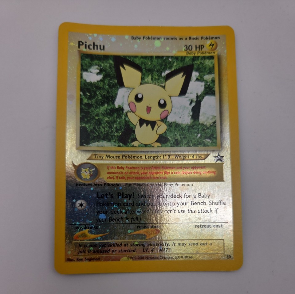 Pokémon TCG Pichu No.172 Holo 1995 Card | eBay