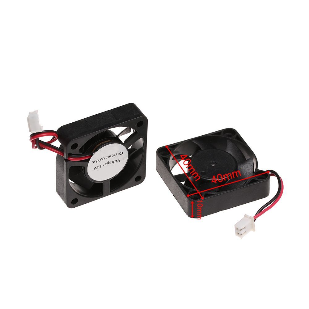 CPU System Heatsink 4010 12V DC Brushless Fan Mini Computer Fans ...