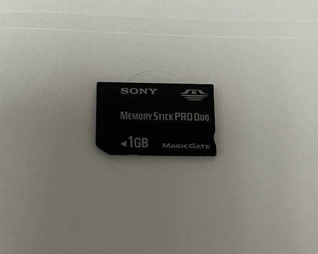 Sony Memory Stick PRO Duo MagicGate 1GB Cart Only #1242 | eBay