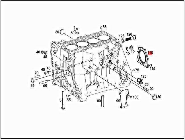 Genuine MERCEDES Crankshaft sealing rear End cover 2710140004 | eBay