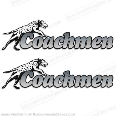 Coachmen RV Motorhome Decals (Set of 2) - Grey - 7.5" x 31" | eBay