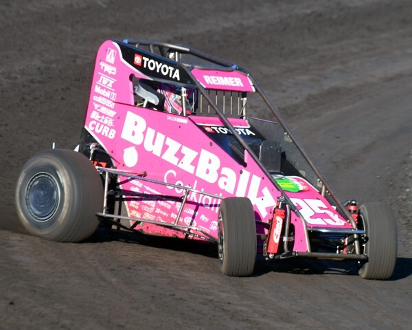 TAYLOR REIMER #25K BUZZBALLZ COCKTAILS MIDGET CAR ON TRACK 8X10 GLOSSY ...