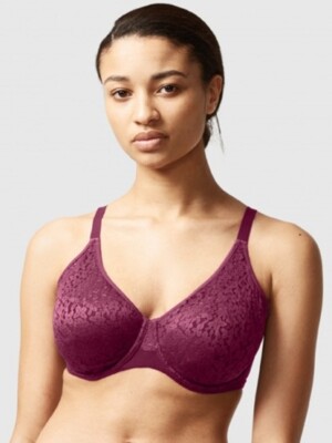Chantelle NORAH 34DD SEAMLESS COMFORT BRA Wine 13F1 120280 | eBay