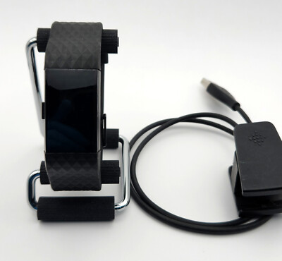 Fitbit Charge 2 Heart Rate & Fitness Tracker Small Black Band w ...