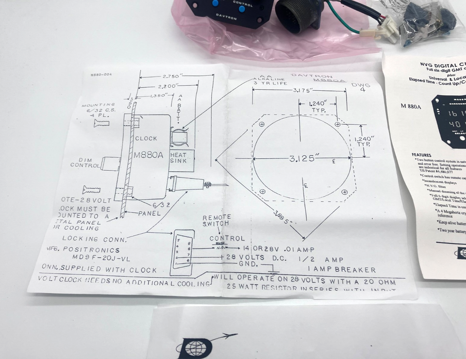 Davtron M880A Chronometer 24/28v | eBay