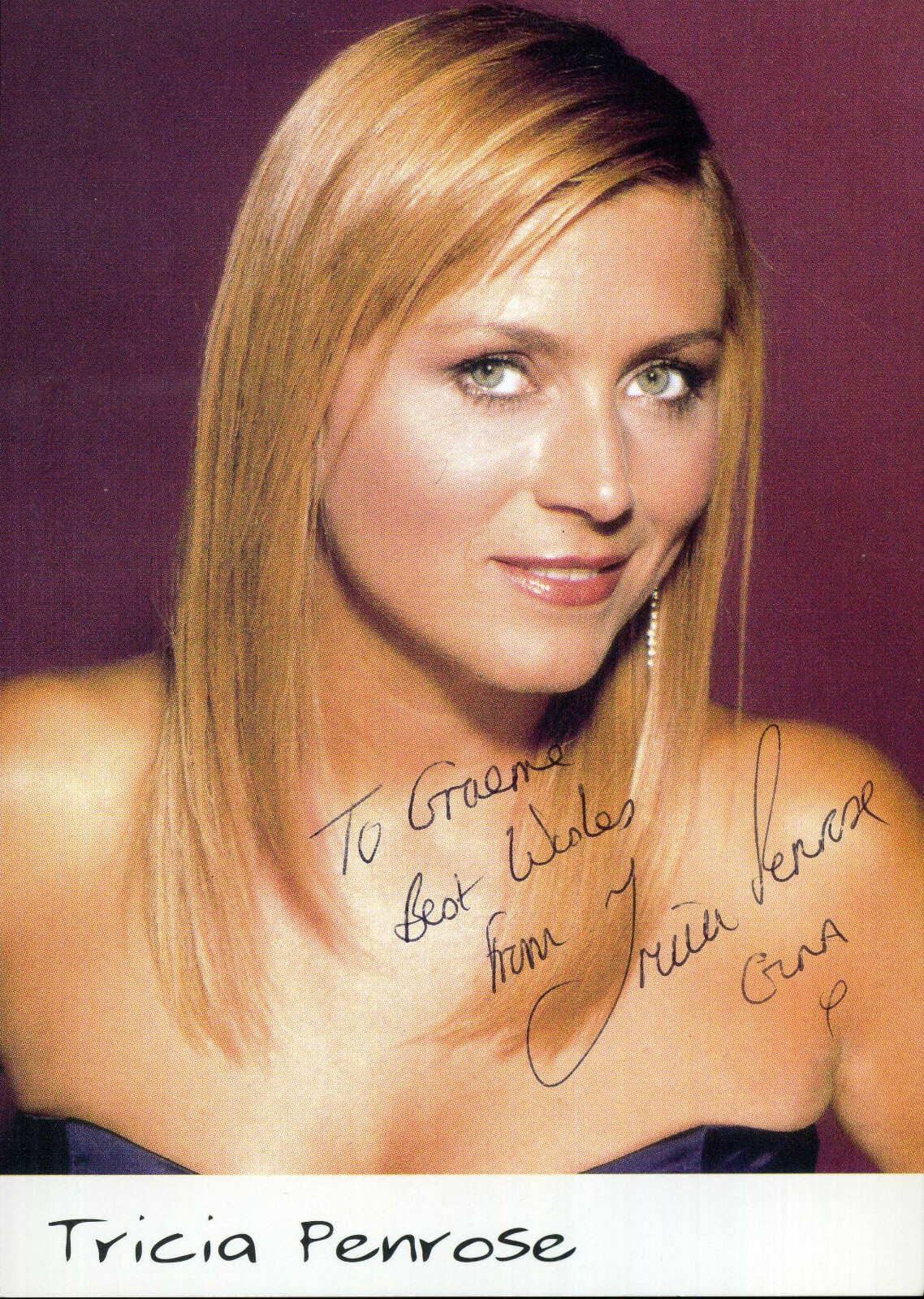 TRICIA PENROSE Signed Photograph - Gorgeous TV Star Actress HEARTBEAT ...