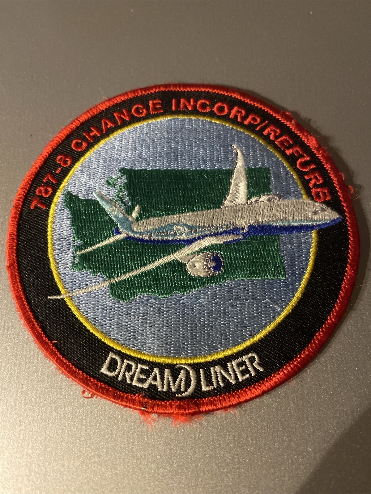 787 Dreamliner, Change Incorp/Refurb Patch. Used, But An Unusual Boeing ...