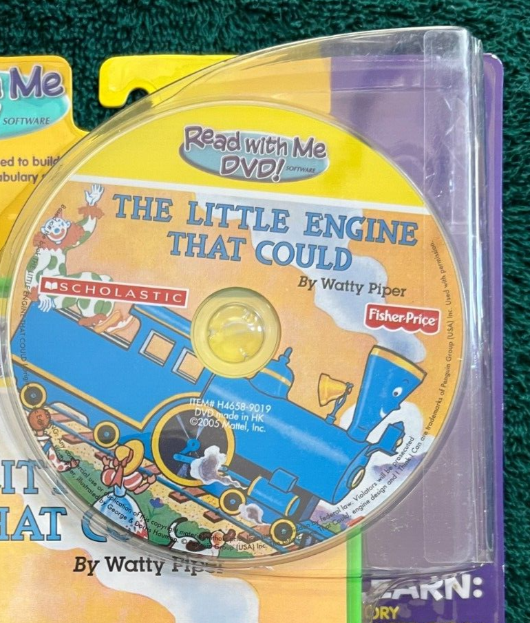 The Little Engine That Could ~ Read with Me DVD ~ Fisher Price ~ New | eBay