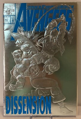 The AVENGERS #363 Dissension Marvel Comics 1993 Silver Foil Cover | eBay