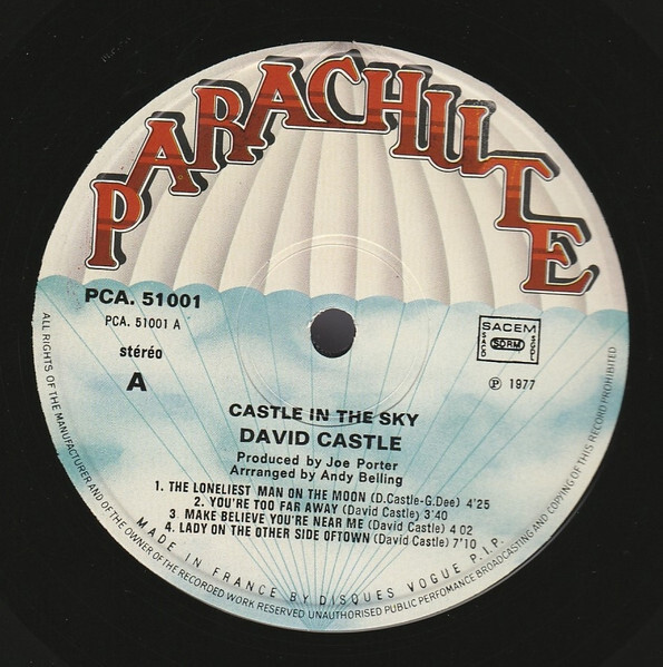LP 33T ALBUM - David Castle – Castle In The Sky - Original FR 1977 - | eBay