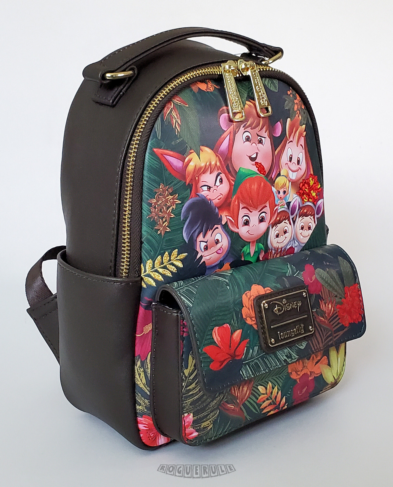 🚦Loungefly Disney Peter Pan Jungle Mini Backpack & Cardholder ...