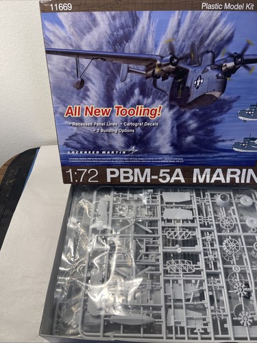 Minicraft 1/72 Scale PBM-5A Mariner Model Kit 11669 New Open Box Skill ...
