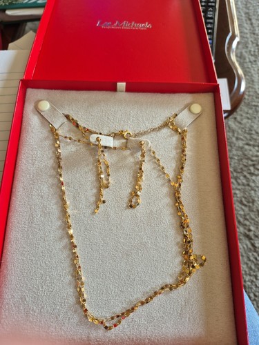 Lee Michaels Necklace With Earrings | eBay
