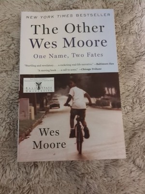 The Other Wes Moore: One Name, Two Fates - Paperback By Moore, Wes ...