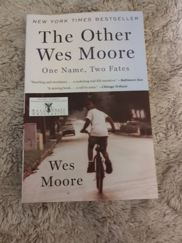 The Other Wes Moore: One Name, Two Fates - Paperback By Moore, Wes ...