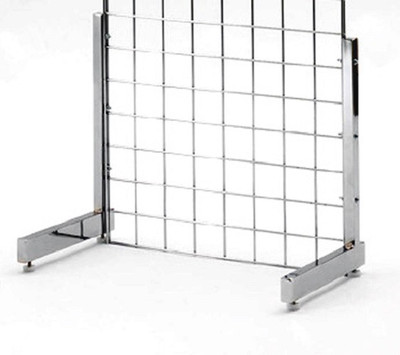FREESTANDING GRIDWALL MESH RETAIL SHOP DISPLAY STAND 2FT X 4FT ON FLOOR ...