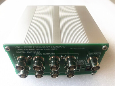 10MHz Distribution amplifier OCXO frequency standard 8 port output New ...