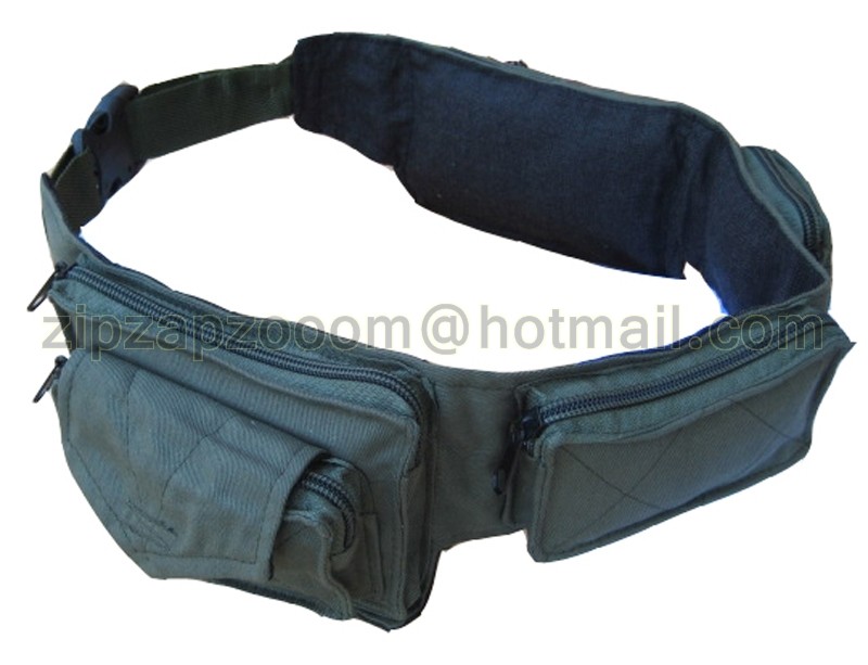 Army Combat Military Utility Belt Retro Cargo Money Travel Day Bum Bag ...