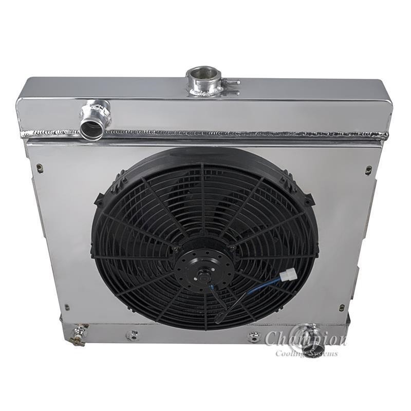 Champion 3 Row Radiator For Dodge Dart Plymouth Duster Valiant + Fan ...