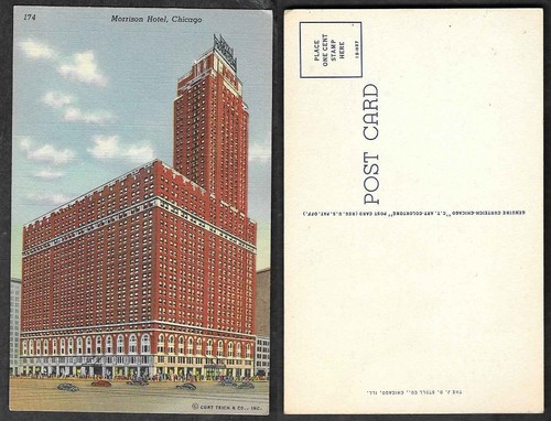 Old Illinois Postcard - Chicago - Morrison Hotel | eBay