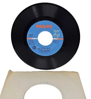 The 4 Seasons - No Surfin’ Today / Dawn (Go Away) PHILIPS 40166 Record ...