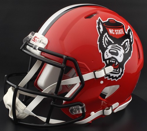 NC STATE WOLFPACK NCAA Riddell Speed Full Size AUTHENTIC Football ...
