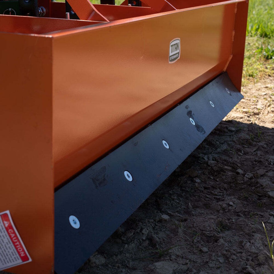 Titan Attachments 3 Point 5FT Rear Box Blade Scraper Grader, Cat 0 and ...