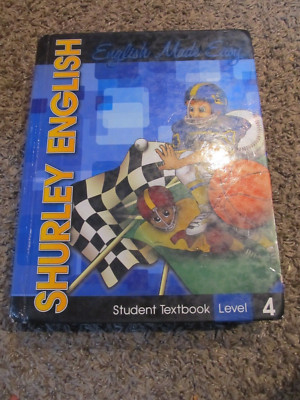 SHURLEY ENGLISH MADE EASY Student Textbook Level 4 Hardcover Homeschool ...