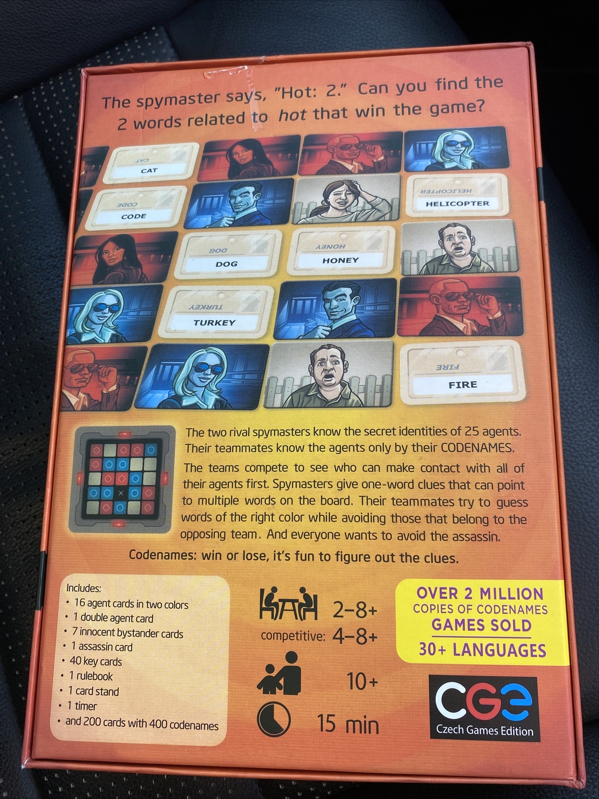 Czech Games Codenames Spymaster Board Game 655043796986 | eBay Australia