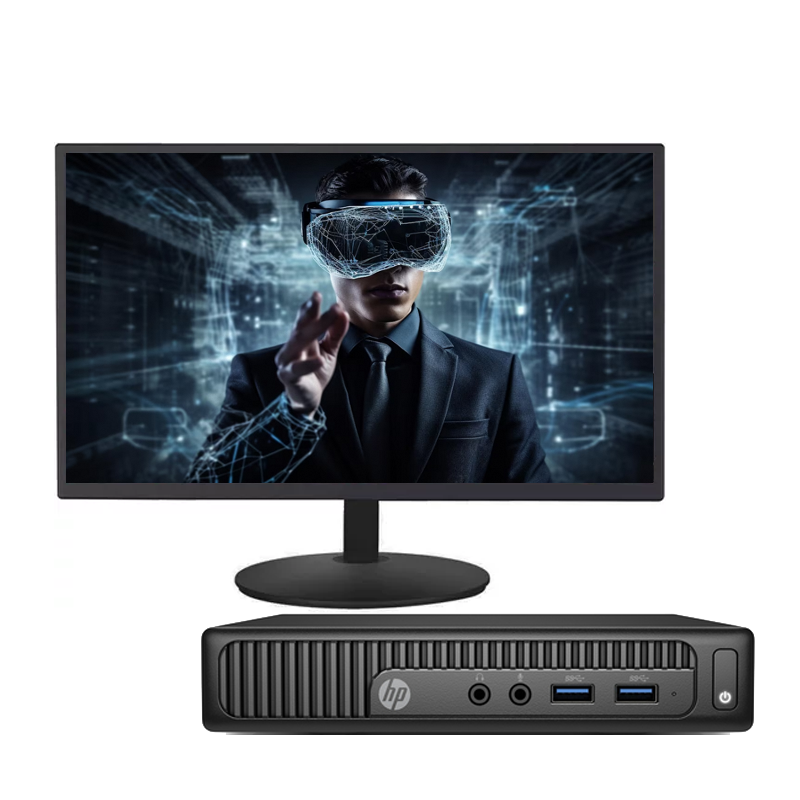 HP mini Computer PC i7 up to 32GB RAM 2TB SSD 22" monitor Windows 11 or ...